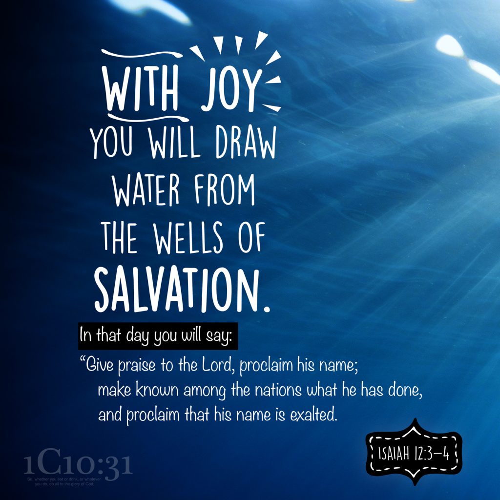Isaiah 12:3-4 – 1C1031.co.zw