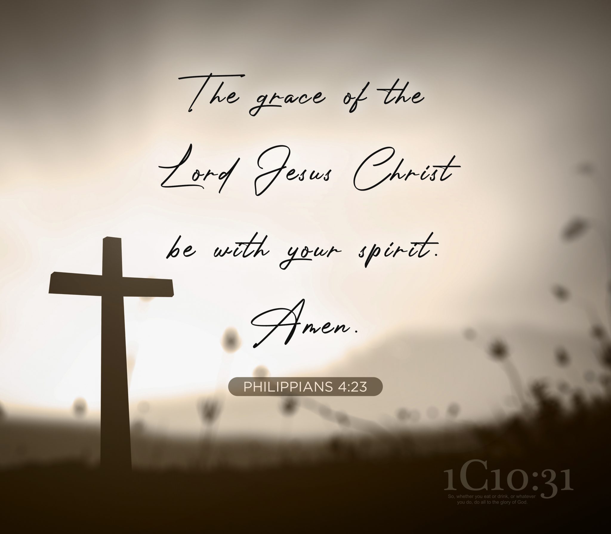 Philippians 4:23 – 1C1031.co.zw